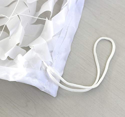 ZEYIJINCHUKOU White Camouflage Net for Hunting Decoration Outdoor Camping Awning Sunshade Shooting Outdoor CS (6X10M)