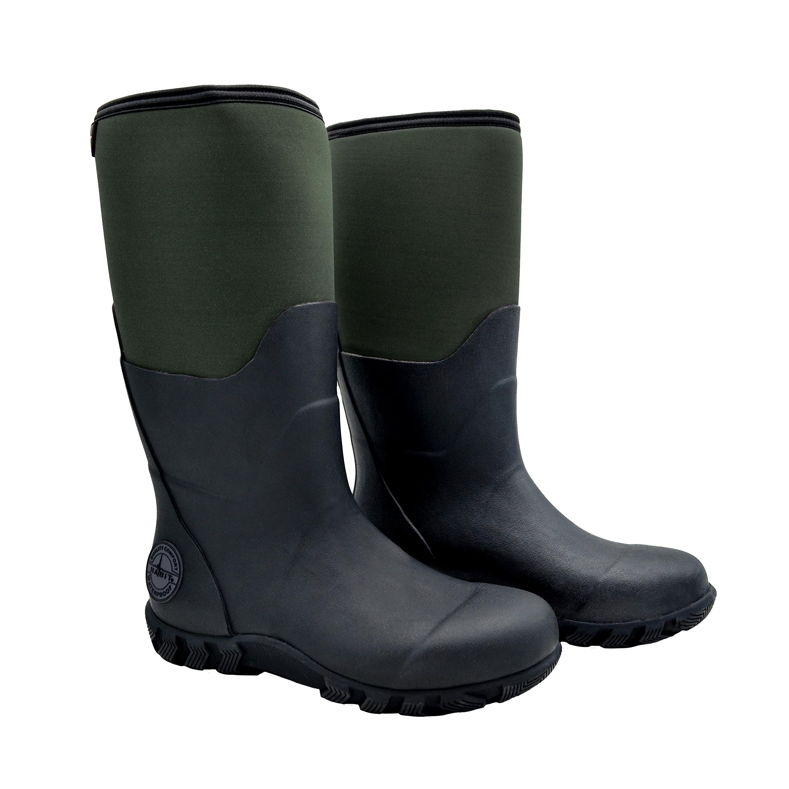 HABIT Men’s Waterproof All Weather Rubber Boot, Climbing Ivy, Size 11