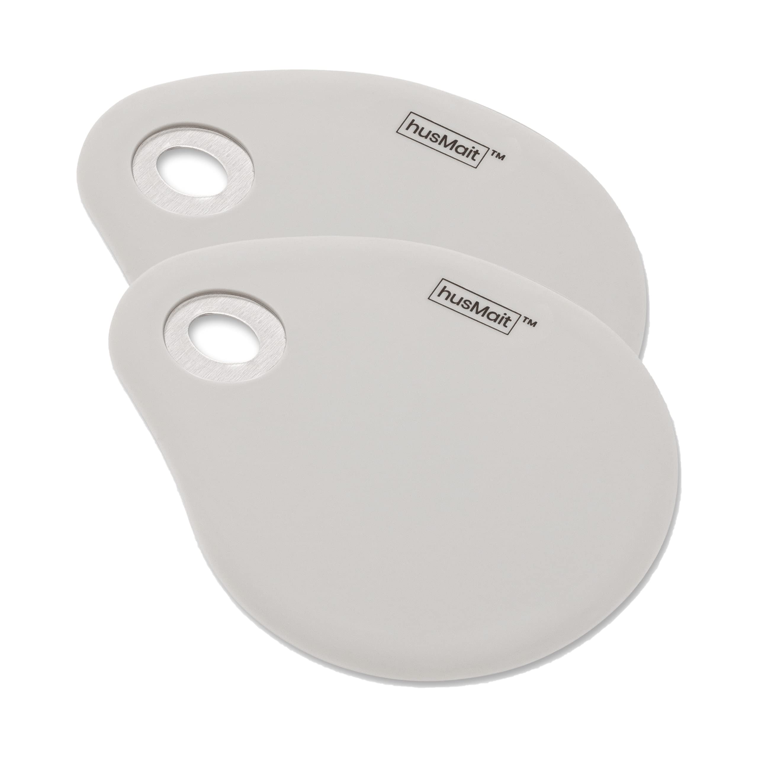 husMait Flour Scraper - Set of 2 Kitchen Scrapers for Scraping Flour, Dough and More