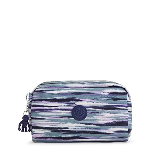 Kipling Gleam Printed Pouch Brush Stripes
