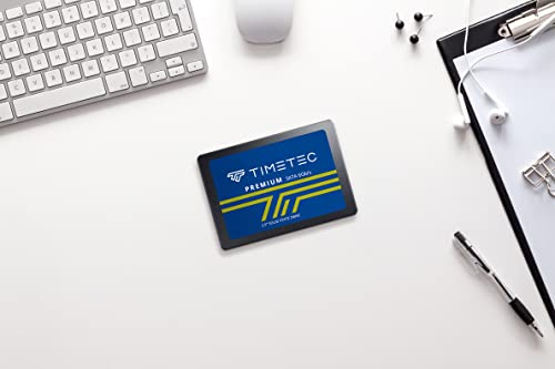 Timetec 256GBx2 (2 Pack) SSD 3D NAND TLC SATA III 6Gb/s 2.5 Inch 7mm (0.28") 200TBW Read Speed Up to 550 MB/s SLC Cache Performance Boost Internal Solid State Drive for PC Computer Desktop and Laptop