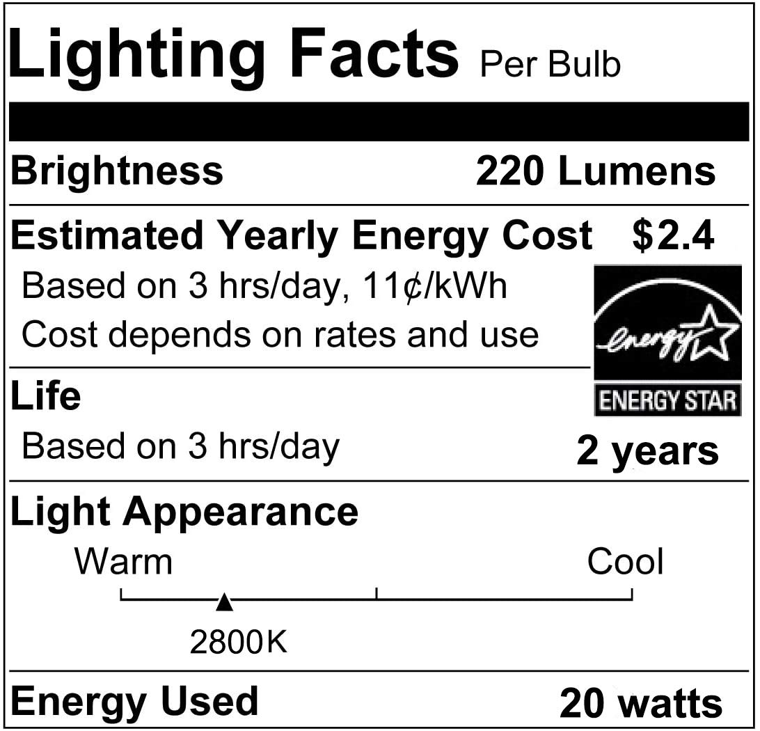 G8 Bulb, 10PCS G8 Halogen Bulb 20W 120V, G8 Base Bi-Pin Xenon Light Bulbs JCD Type, Warm White with Long Lasting Lifetime,G8 Halogen Light Bulbs Dimmable, G8 120V 20W for Under Cabinet Puck Lights