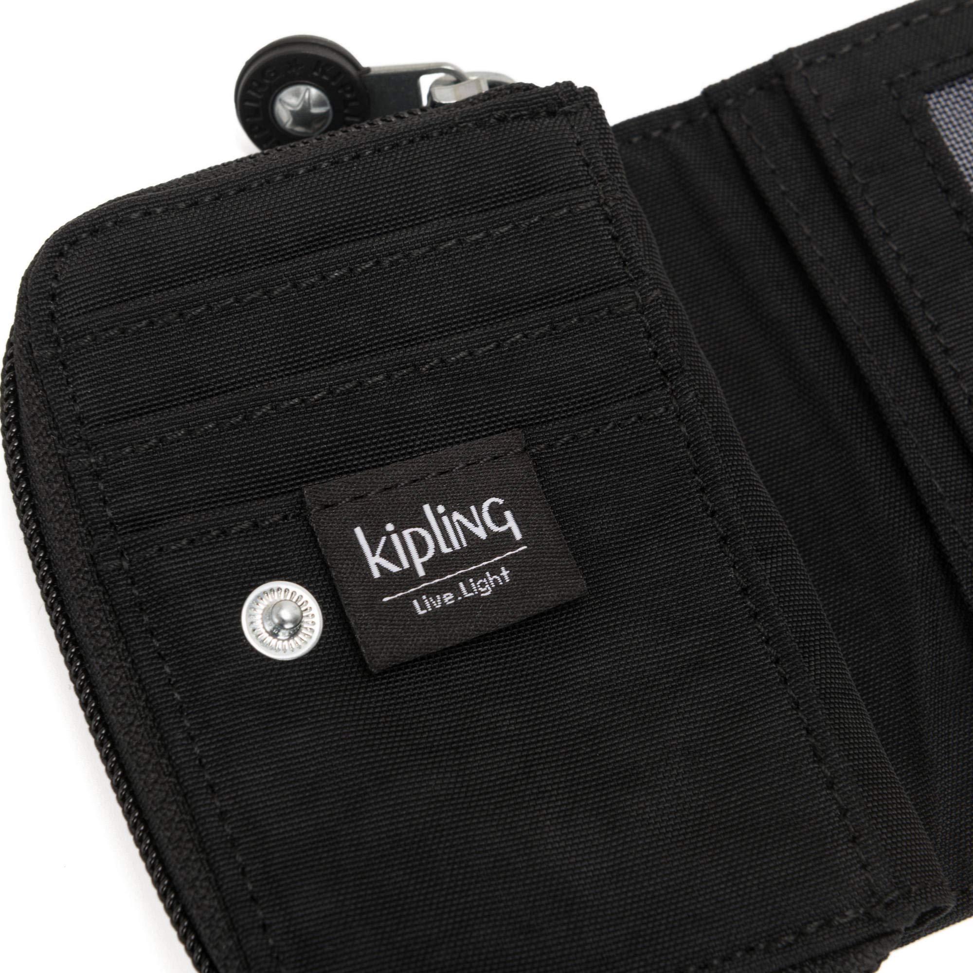 Kipling Women's Tops Wallet, Compact, Practical, Nylon Travel Card Holder