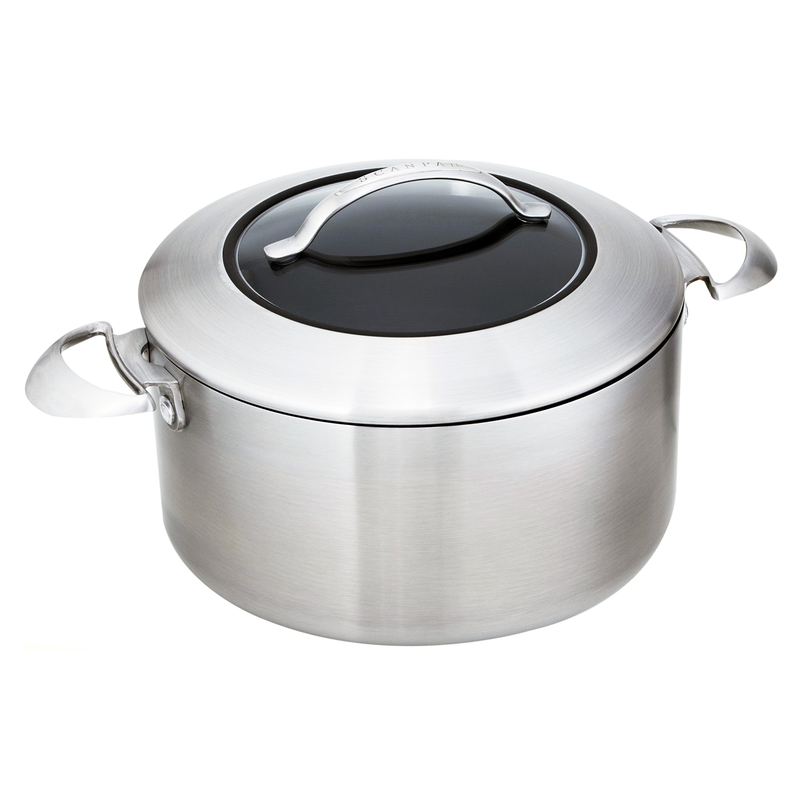 SCANPAN CTX Nonstick Dutch Oven with Lid, 7.5qt/6.5L/10.25in, Induction Suitable