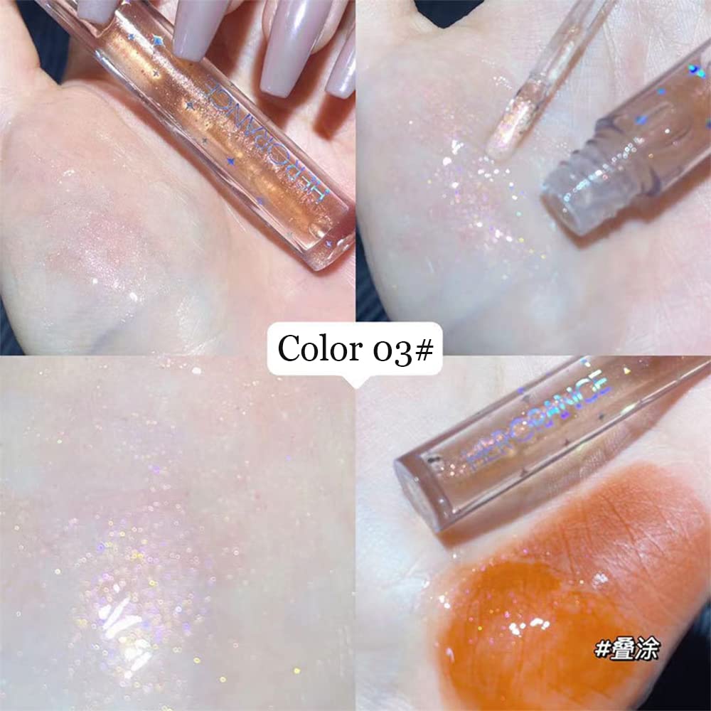 Miniling 4 Colors Mirror Water Lip Gloss Lip Glaze