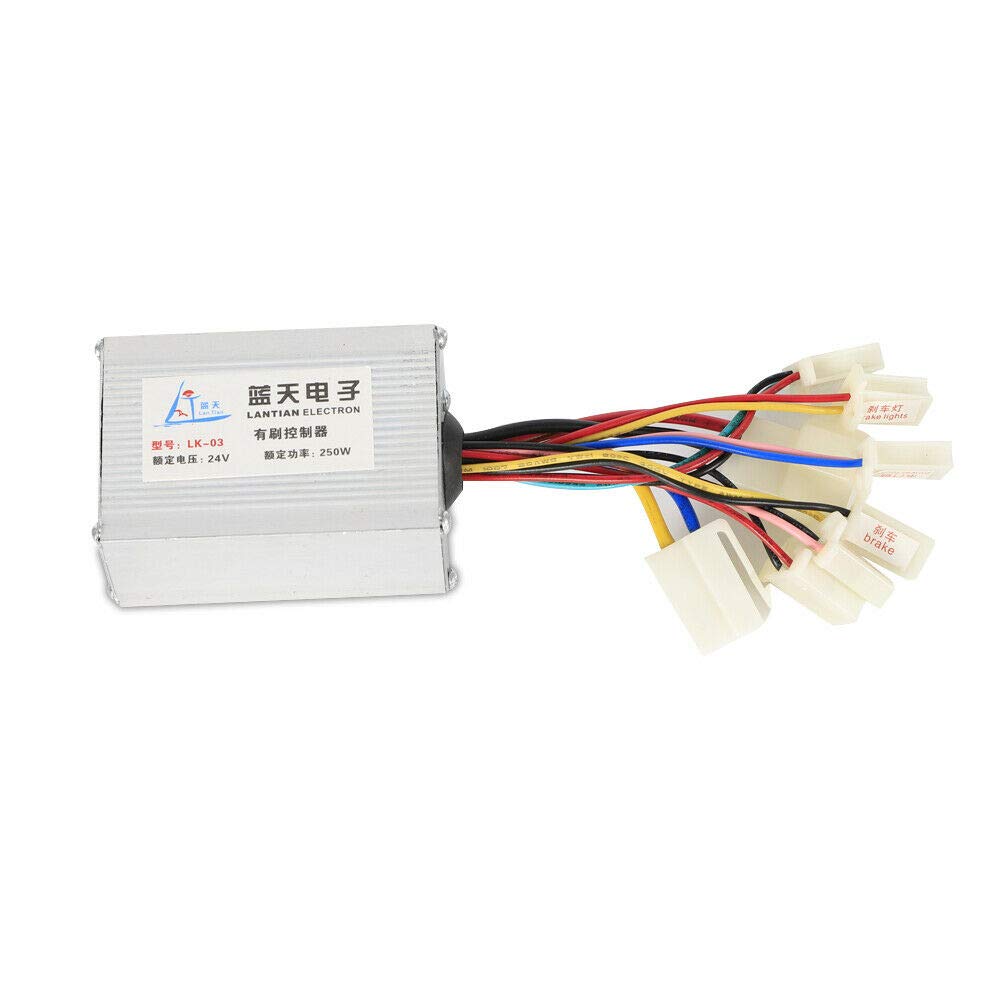 Electric Bicycle Motor Kit Electric Drive Bicycle Conversion Kit 250W 24V Brush Motor E-Bike Bicycle Conversion Fit Mountain Bike