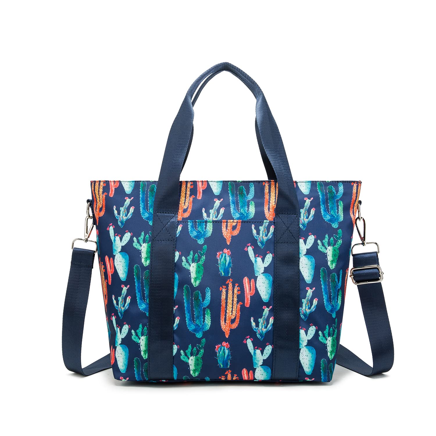 LIKEYOU Women's Tote Bag for Women Water Resistant single shoulder strap handbag work travel single shoulder bag (Cactus Flower)