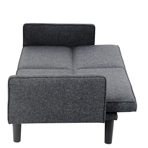 LCOZPG L-Shaped Sectional Sofa, Large, Black
