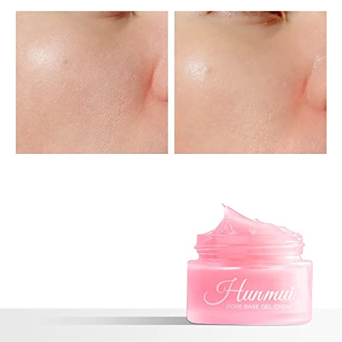 JISKG Hunmui Face Primer Pore Base Gel Cream,Magical Perfecting Base Face Primer Under Foundation Anti-Aging WrinklesShrink Pore Remove Fine LinesExfoliatingAnti-Oxidation.1Pcs