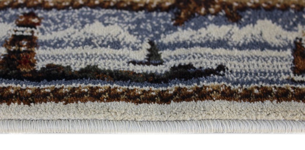 Masada Rugs Nature Area Rug Mat Nautical Scene (2 Feet X 3 Feet 2 Inch) Mat