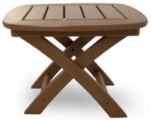 Trex Outdoor Furniture Yacht Club Side Table, 21-Inch by 18-Inch, Tree House