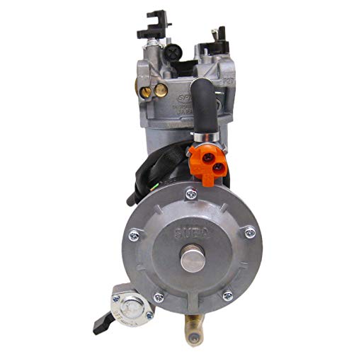 NIMTEK Dual Fuel Carburetor LPG Conversion Kit for Generator 4.5-5.5KW GX390 188F Carburetor