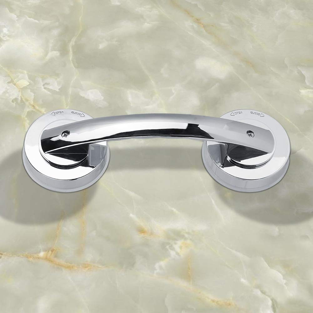 Vacuum Suction Cup Handrail ABS PC Anti Slip Hand Grip Bathroom Kitchen Glass Living Room Door Hand Shower Grab Bars Glass Door Window Handle