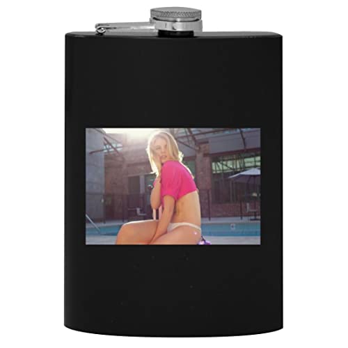 FC Carino B35Y22D63W0403414M07T32C02S27-8oz Black Hip Alcohol Drinking Flask PDI #PIDP403414