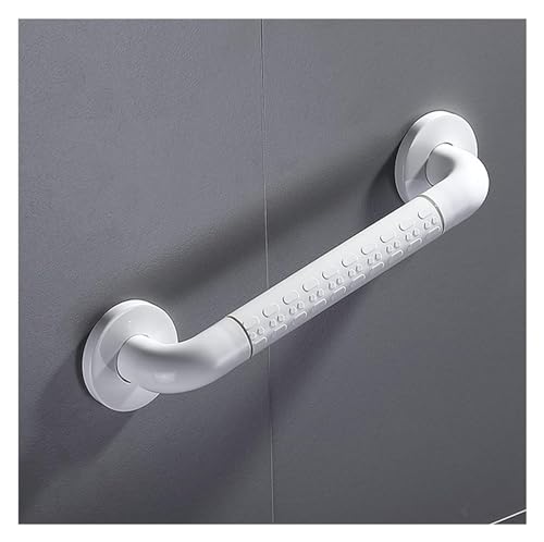 Safety Grab Rails 304 Stainless Steel Shower Handle Anti-Slip Bathtub with Safety Luminous Circles Handrail ?for Elderly Disabled Toilet Seniors Kitchen (Color: White, Size: 11.8 inches (30 cm)