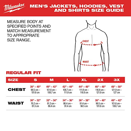 Milwaukee 204B-21L M12 TOUGHSHELL Lithium-Ion Cordless Heated Jacket (3 Ah) - Large, Black