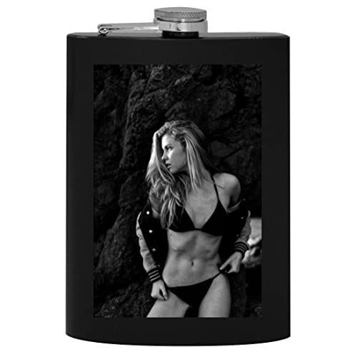 FC Carino B35Y22D63W0734673M07T32C02S27-8oz Black Hip Alcohol Drinking Flask PDI #PIDP734673