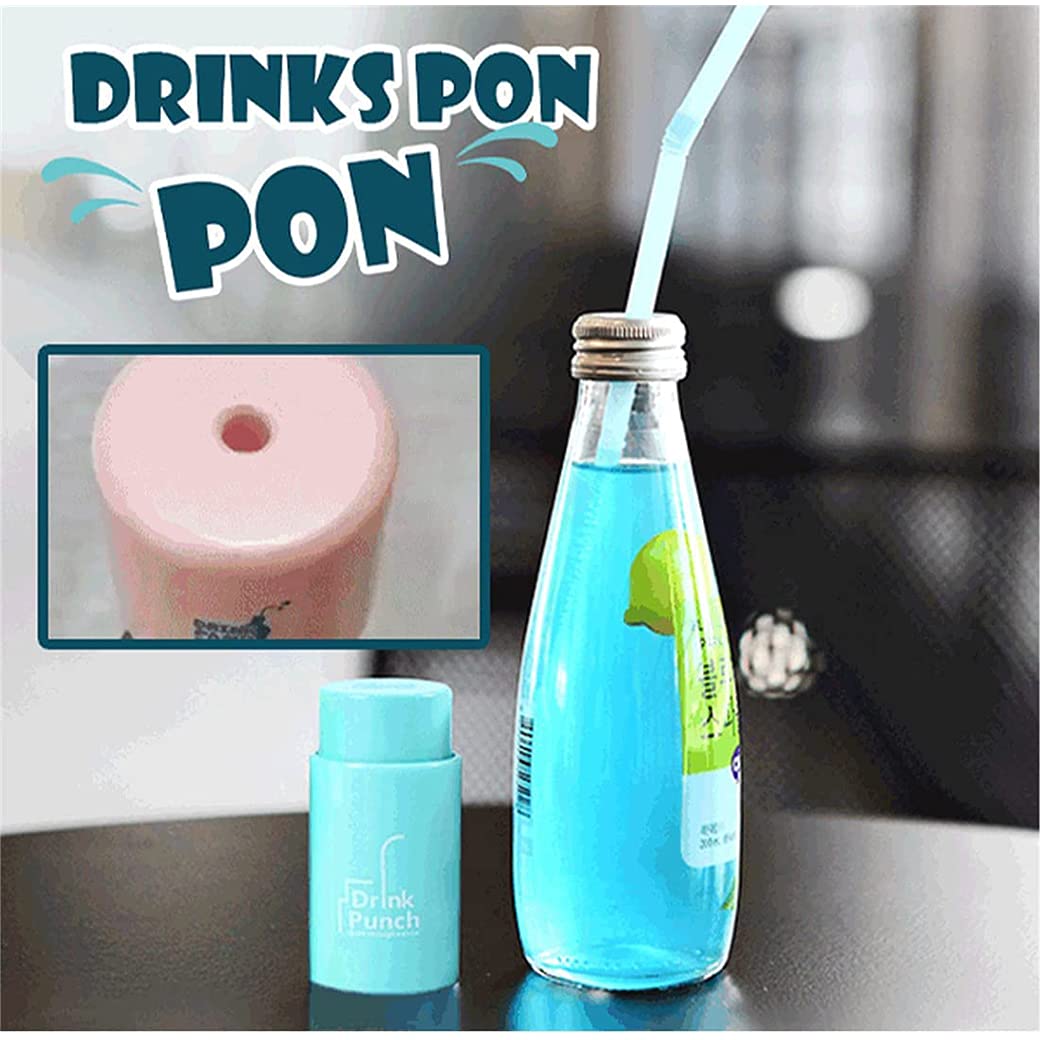 JKSM Drink Punch, Can Opener handheld for Beer,Use the beverage artifact that can punch holes in the caps of beverage bottles,Bottle Opener Multifunction Can Opener for Pop, Beer or Soda Cans.
