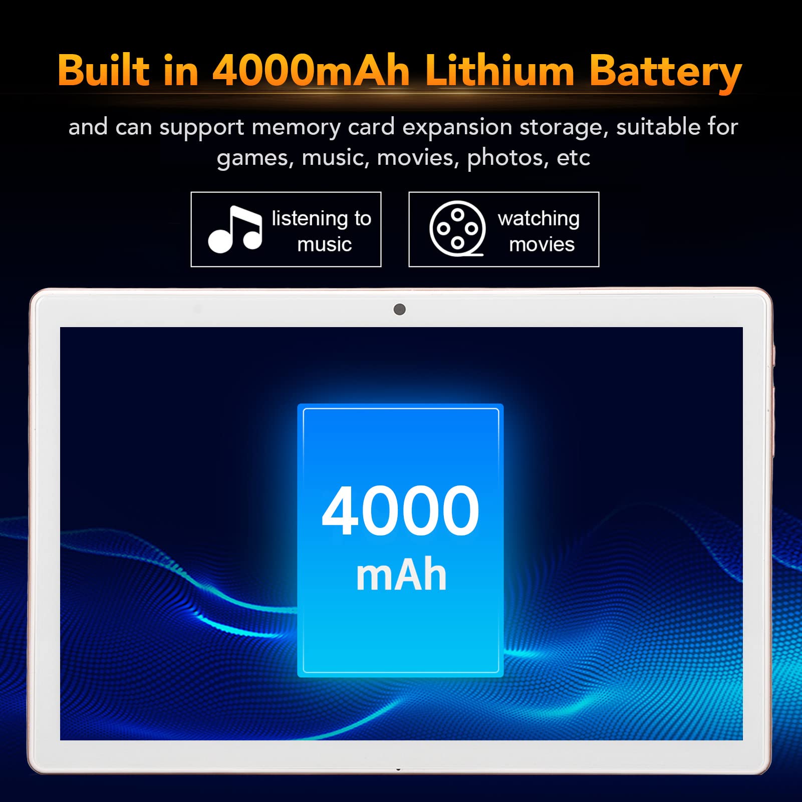LBEC 10.1 Inch Tablet Dual Standby ROM 32GB 3 HD Card Slots Office Tablet (US Plug)