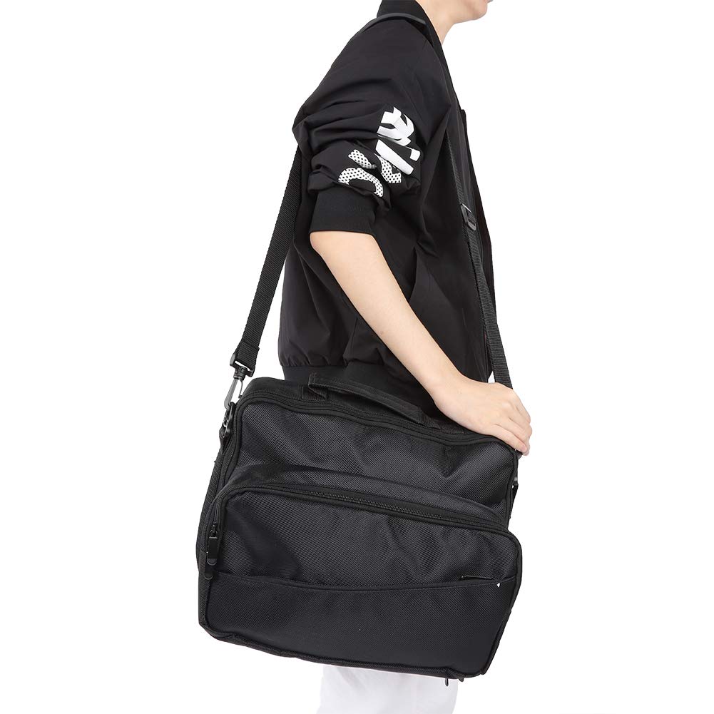 Game Traveling Bag, Oxford Cloth Console Storage Bag, Portable Console Accessories Pouch Carrying Travel Game Bag Host Bag with Hand Strap, for Console, Charging Cable, HDMI Cable