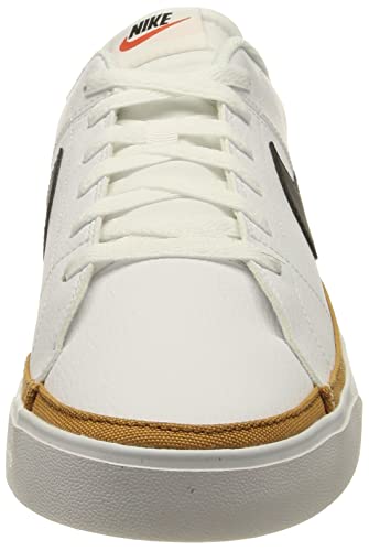 Nike Men's Training Gymnastics Shoe, White Black Desert Ochre Gum Light Brown, 7