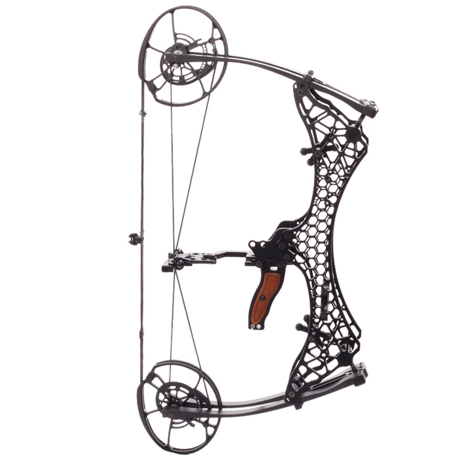 GOFEI Hunting Compound Bow, Archery Dual Purpose Composite Pulley Bow Outdoor Steel Ball Bow for Adult Archer Training