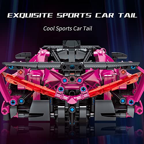 Sowide Super car Building Blocks and Construction Toy, Construction Toy Building Set for Kids Adults, Collectible Model Car Kits, 1:14 Scale Super Car Model Building Sets(1317 Pieces)