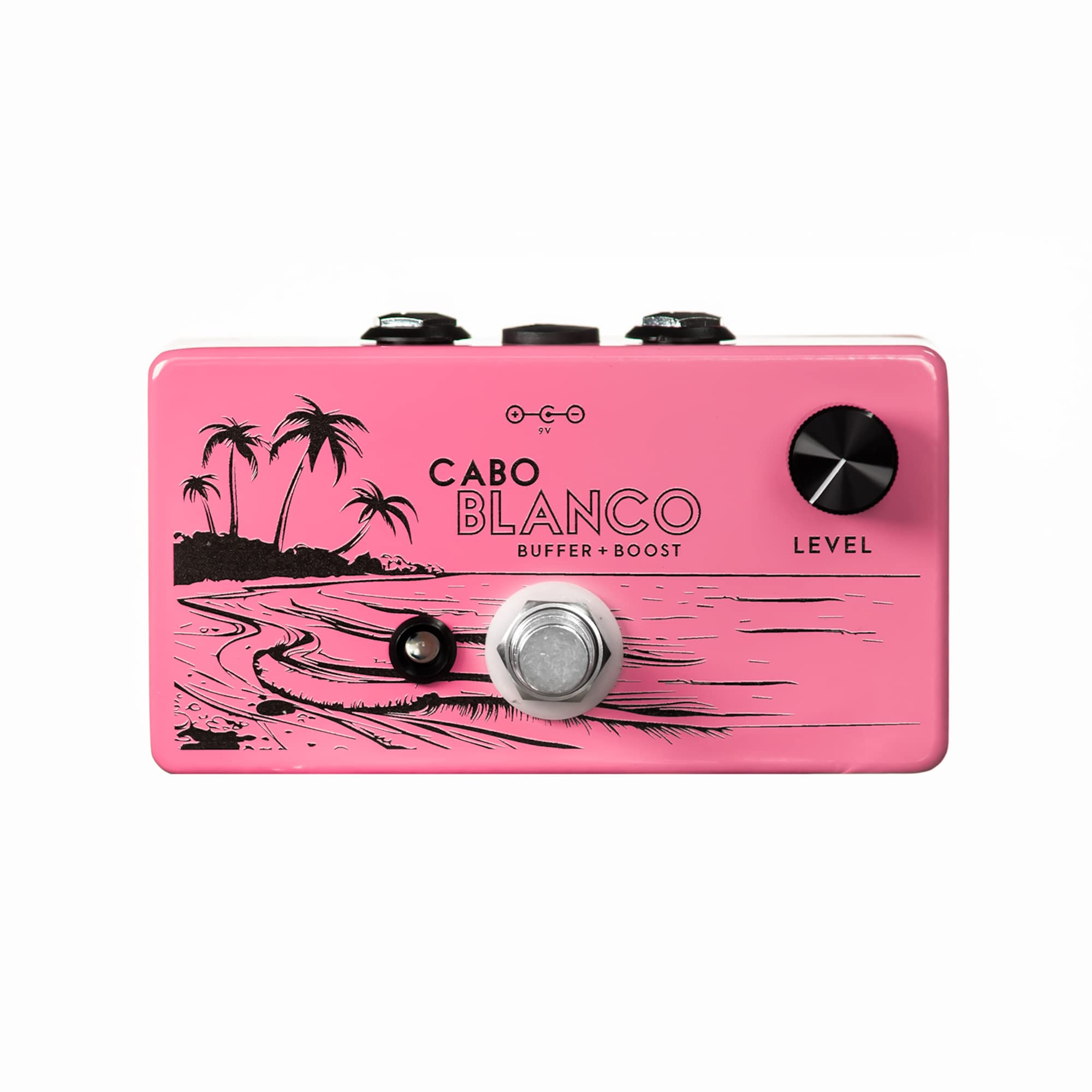 Little Endian Engineering - Cabo Blanco Buffer Boost Guitar Effects Pedal - Hot Pink