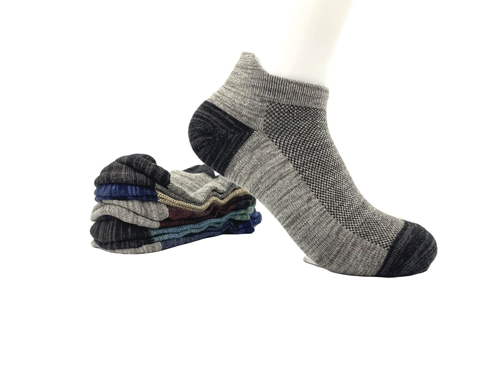 Gold Home men socks Breathable and odor-proof high stretch socks for men 5 Pairs, 8-11 (C-50)