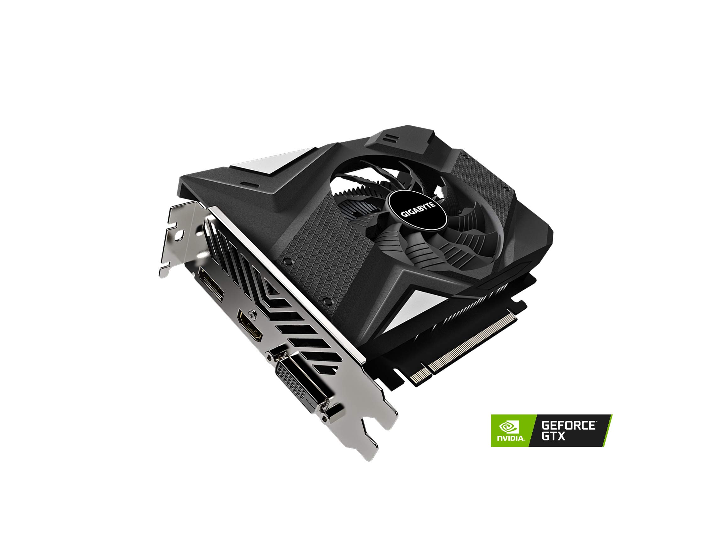 GIGABYTE GeForce GTX 1650 D6 OC 4G Graphics Card, 170mm Compact Size, 4GB 128-Bit GDDR6, GV-N1656OC-4GD REV2.0 Video Card