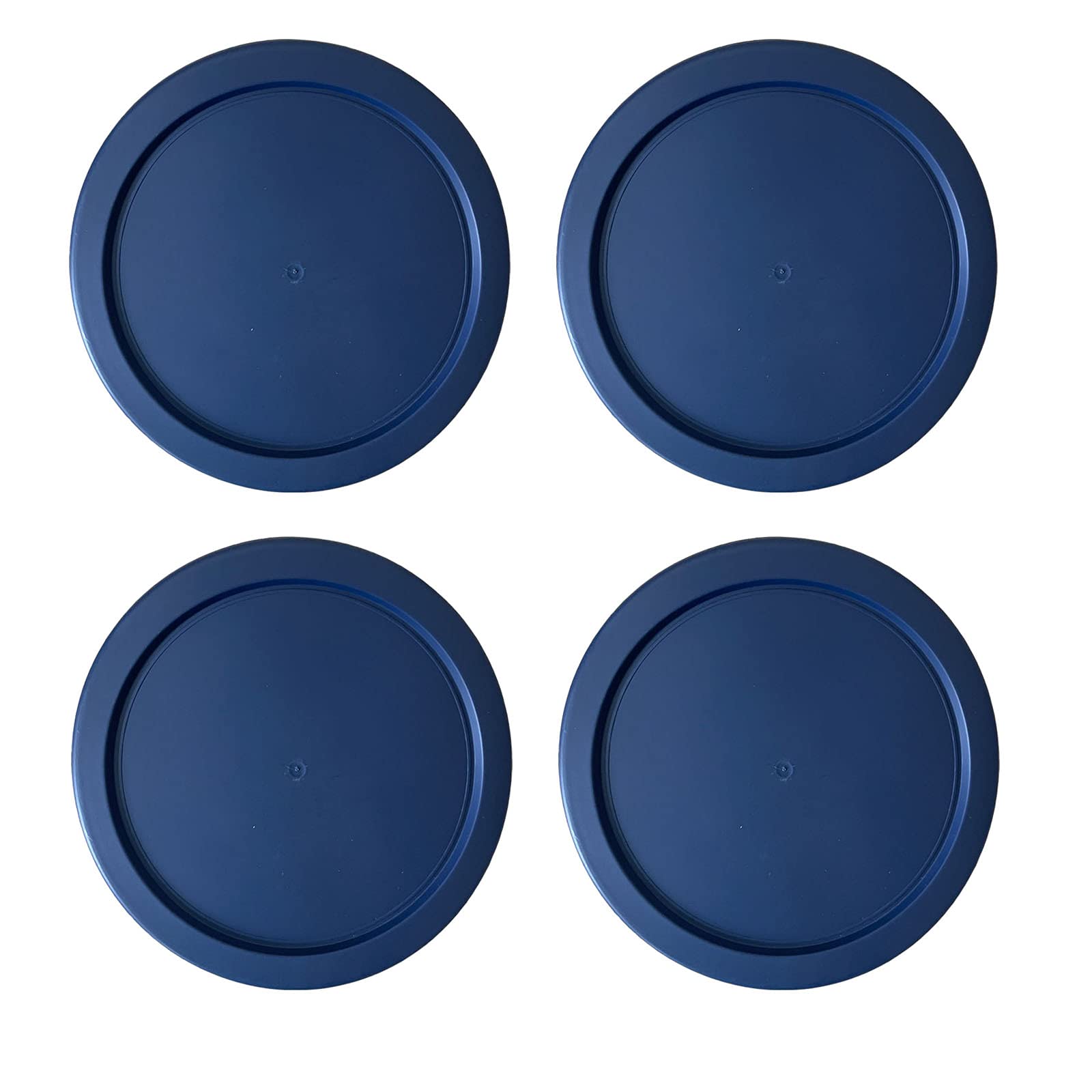 Replacement Lid for Pyrex 6" Storage Plastic Cover 4 Cup Bowl Dish 7201-PC Red (4-Pack)