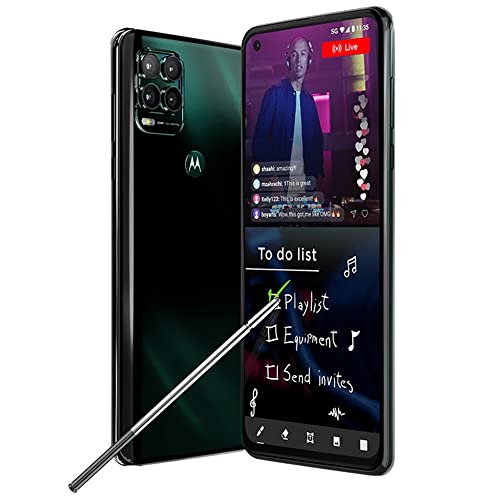 Motorola Moto G Stylus 5G AT&T Unlocked 4/128GB Cosmic Emerald (Renewed)
