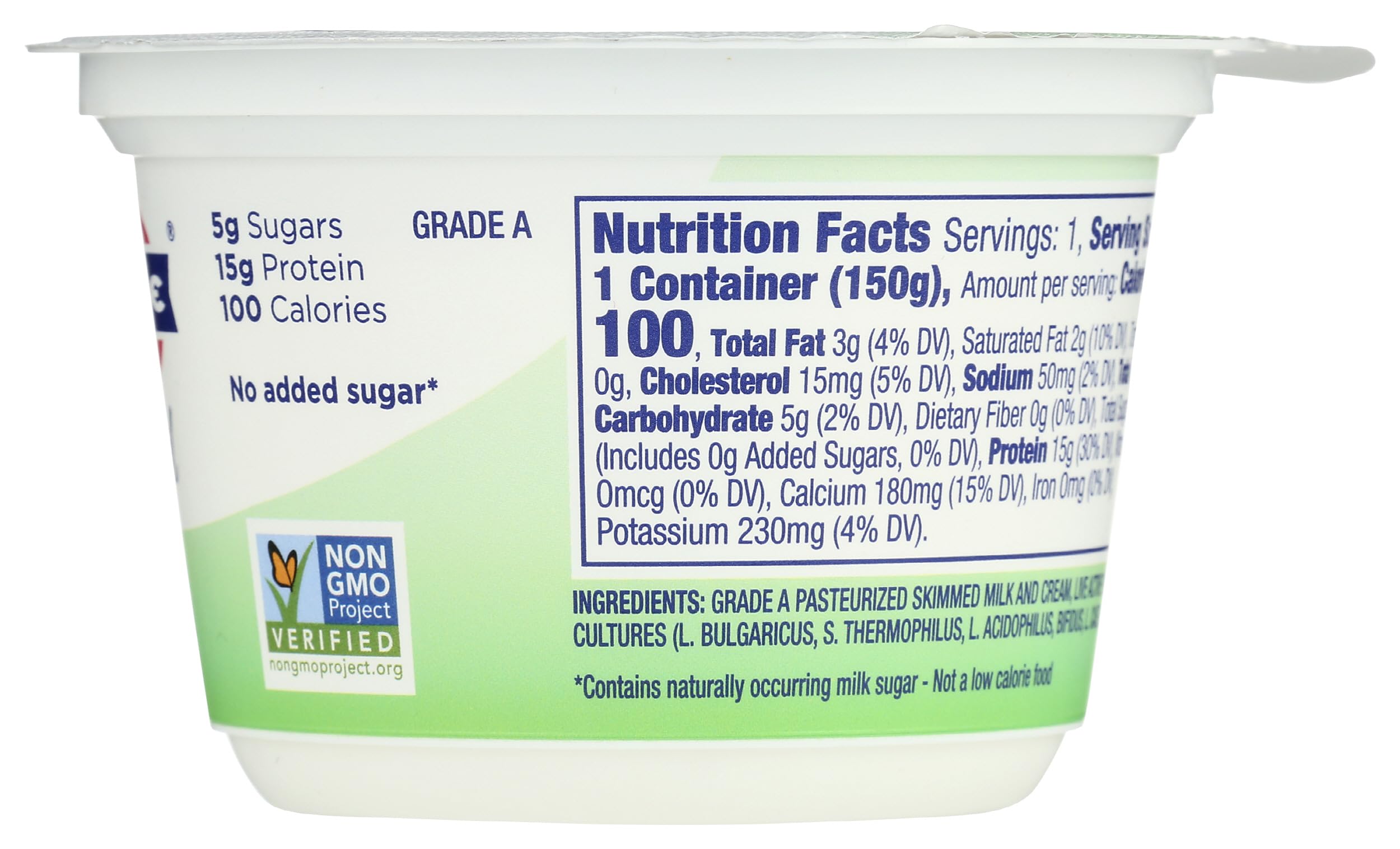 FAGE Total Greek Yogurt, 2% Reduced Fat, Plain, 5.3 oz