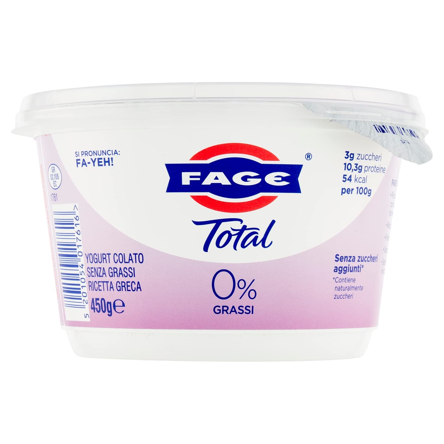 FAGE TOTAL, Greek Yogurt, 17.6 oz