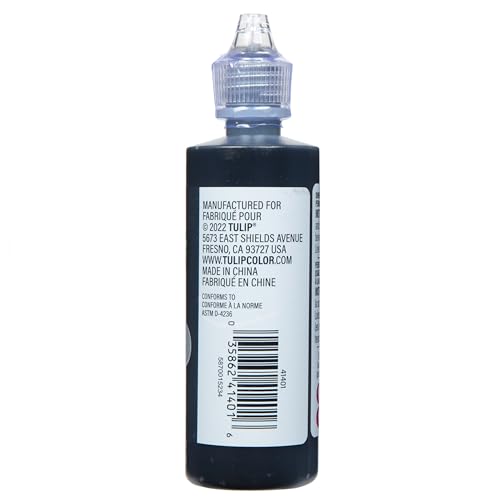 Tulip Puff Paint Slick Black 3 Pack, 4 Fl Oz (Pack of 3)
