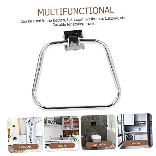 Towel Rack Towel Rack Bathroom Hand Towel Holder Hand Towel Holder for Bathroom Towel Organizer Towel Rod Kitchen Towel Holder Paint Hanger Lanyard Towel Ring Stainless Steel