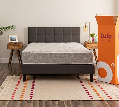 Tulo by Mattress Firm | 11 INCH Memory Foam Plus Coil Support Hybrid Mattress | Bed-in-A-Box | MED Firm Comfort | Queen