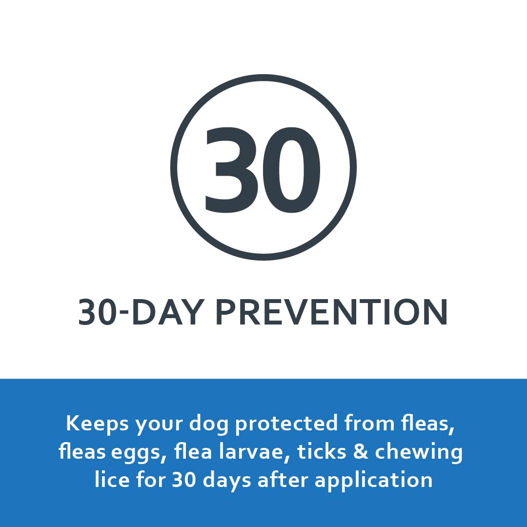 SENTRY Fiproguard Plus for Dogs, Flea and Tick Prevention for Dogs (45-88 Pounds), Includes 6 Month Supply of Topical Flea Treatments