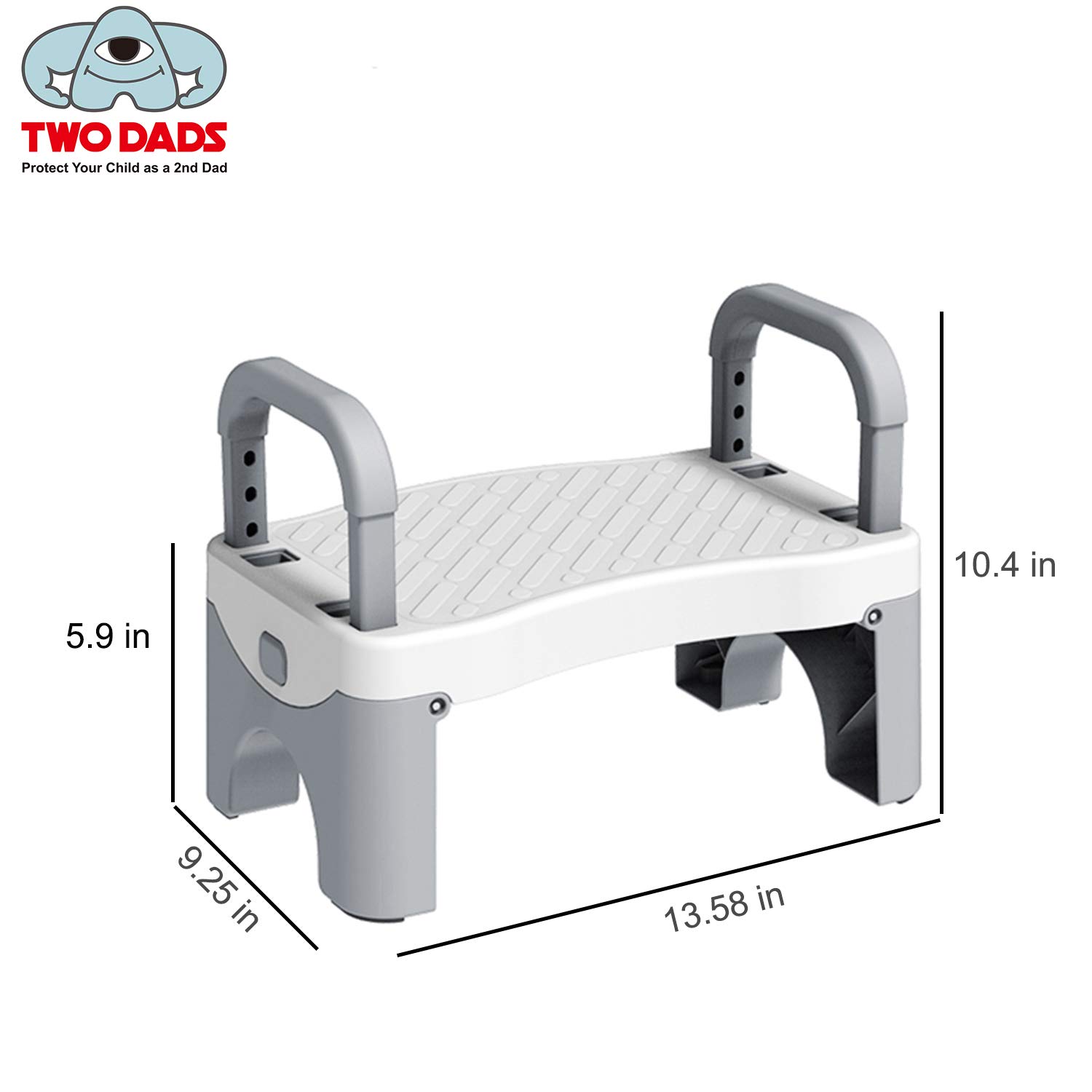 Foldable Step Stool for Kids Potty Training Baby Chair /L9" X W13.6" X H5" (Blue)