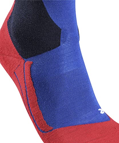 FALKE Men's SK4 Ski Socks, Merino Wool, Knee High, Light Cushion, Breathable Quick Dry, Winter Athletic Sock, Blue (Olympic 6940), 10.5-11.5, 1 Pair