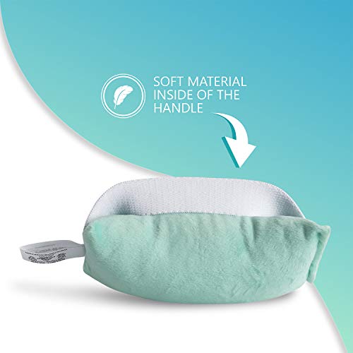 NYOrtho Pair of Palm Grips Hand Contracture Cushions with Elastic Band - Sweat Resistant Machine Washable Palm Protector