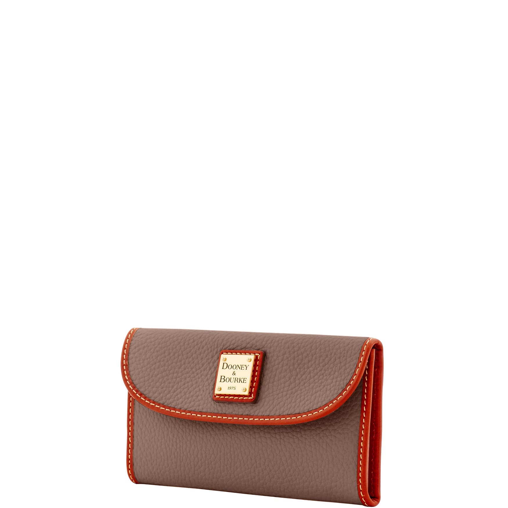 Dooney & Bourke Wallet, Pebble Grain Continental Clutch Wallet - Elephant