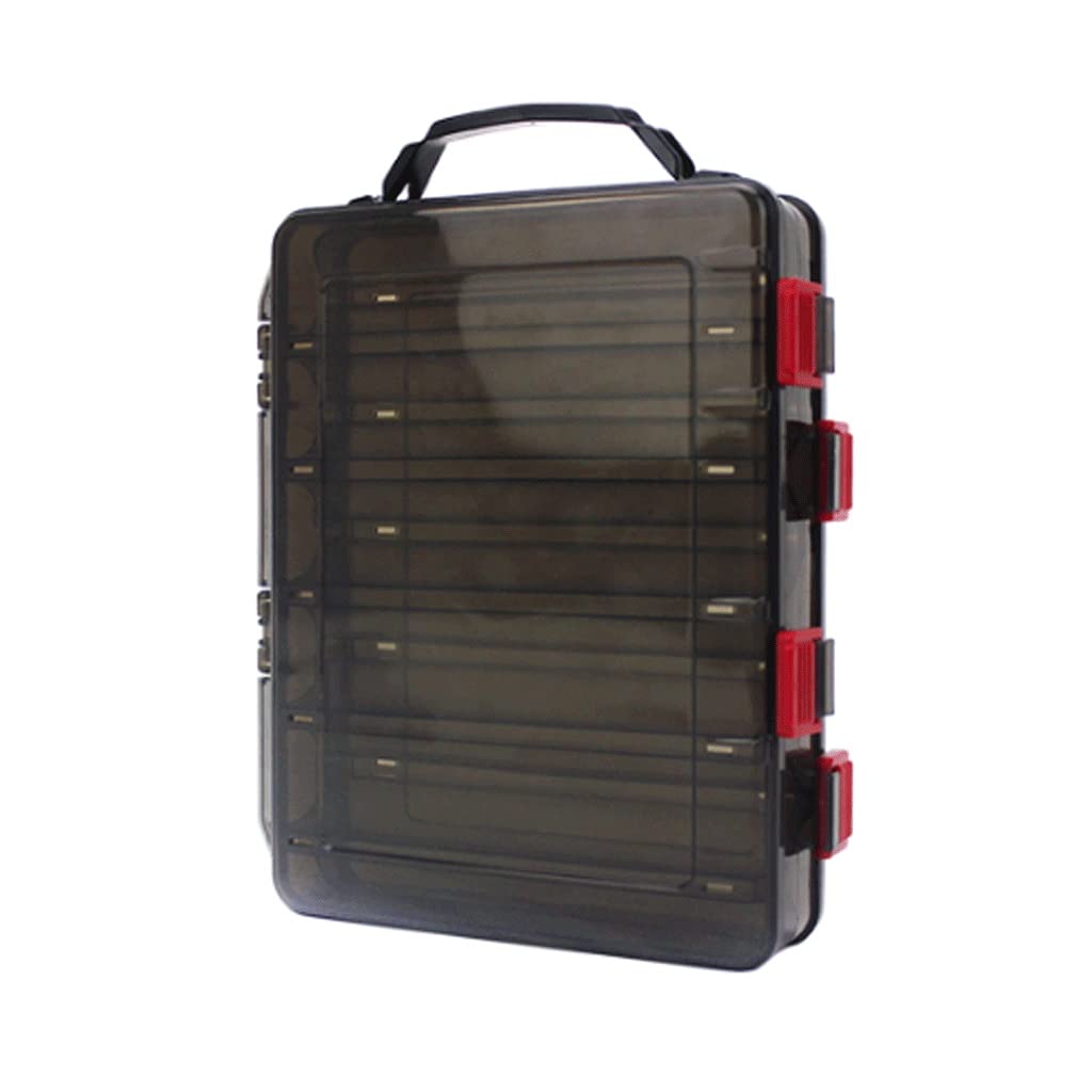 LMMDDP Double-sided Plastic Bait Box Bait Box Fishing Tackle Storage Box Fishing Tackle Tool Box