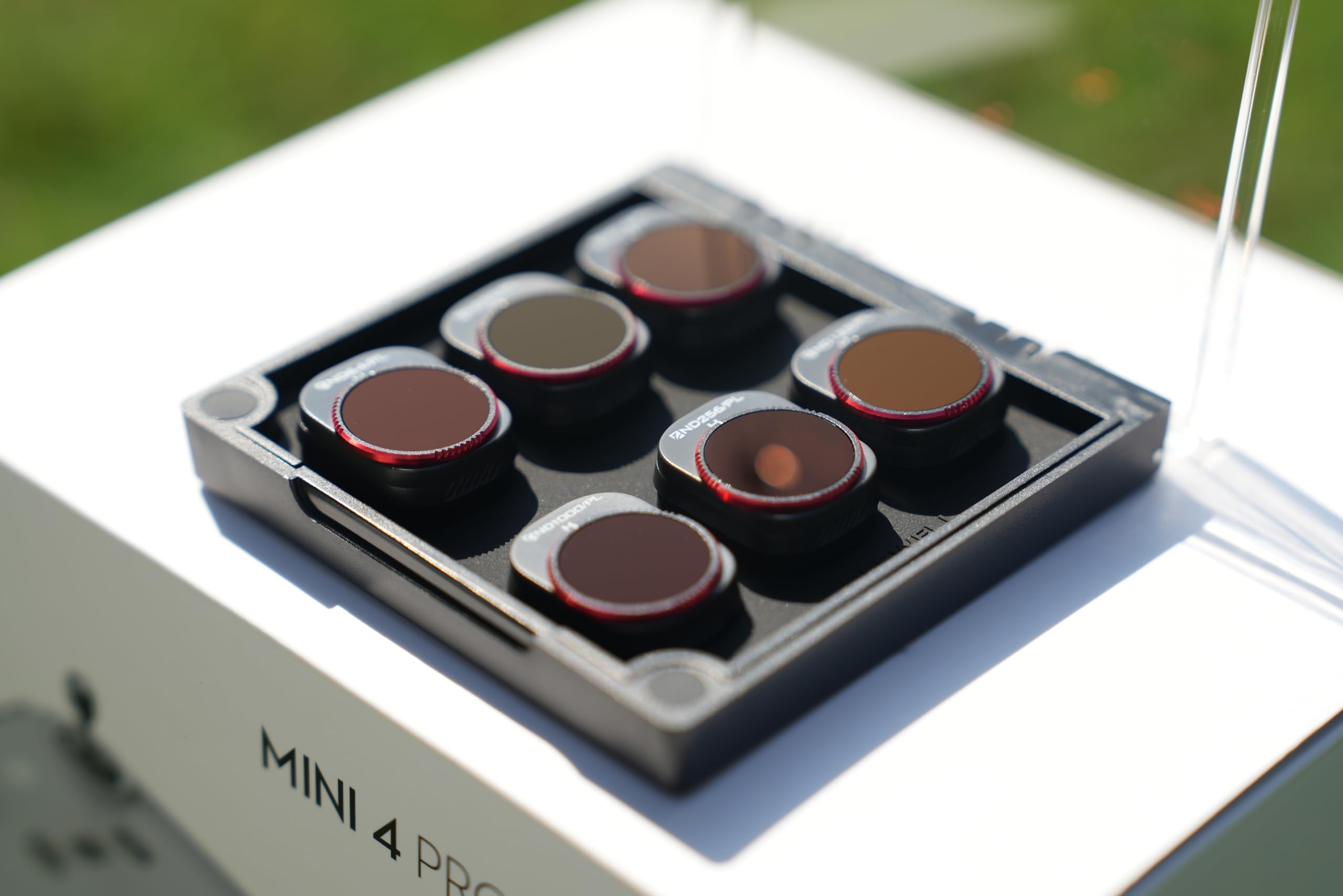 Freewell Bright Day-6Pack Hybrid ND16/PL, ND32/PL, ND64/PL, ND128/PL, ND256/PL, and ND1000/PL Compatible with Mini 4 Pro Vivid Color, Rich Contrast