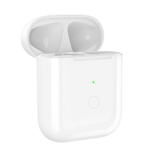 Murcycle Airpods Charging Case Only Compatible for Airpod 1 & 2 Generation, Replacement Wireless Charger Case with Bluetooth Pairing Sync Button, No Earbuds Include