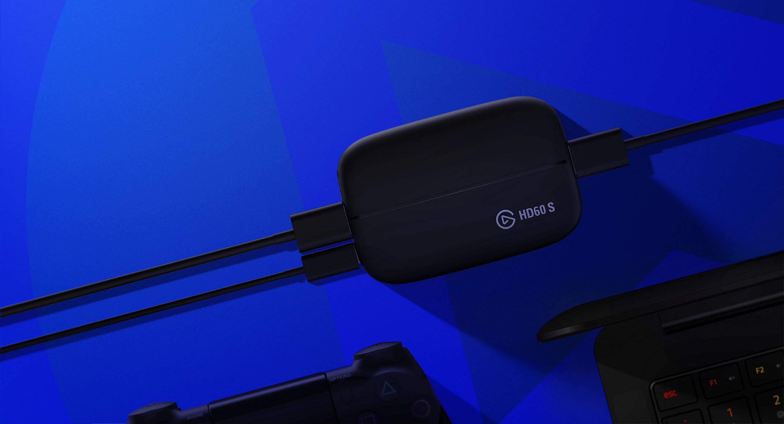 Elgato Game Capture Card HD60 S - Stream and Record in 1080p60, for PlayStation 4, Xbox One & Xbox 360 (Renewed)