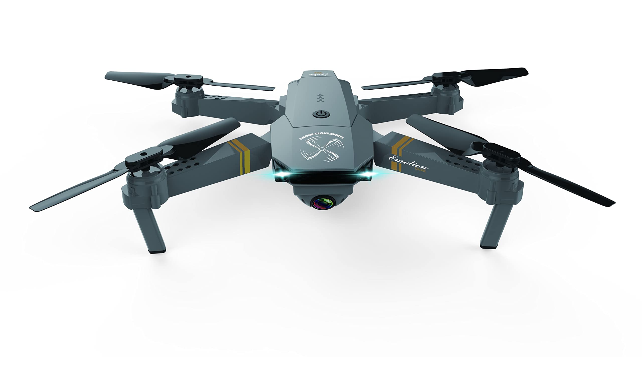 Falcon X 4K Drone with Camera for Adults Upgraded Edition Wide-Angle HD WiFi FPV Live Video - QuadAir Skyline X Foldable, Beginners, Gesture Photo, Altitude Hold, Includes Case and 2 Batteries