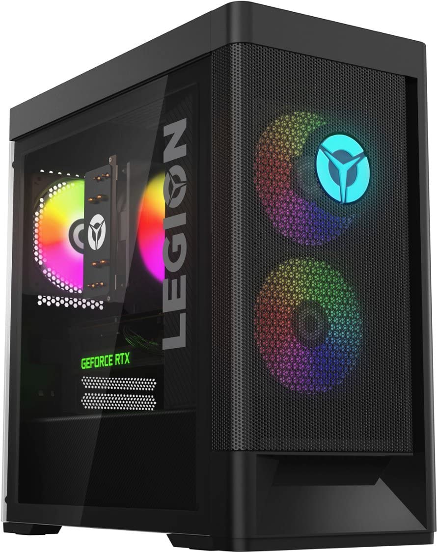 Lenovo Legion Tower 5i Gaming & Entertainment Desktop PC (Intel i5-12400 6-Core, 16GB DDR5 4400MHz RAM, 128GB PCIe SSD + 2TB HDD (3.5), Win 11 Pro) with MS 365 Personal, Hub