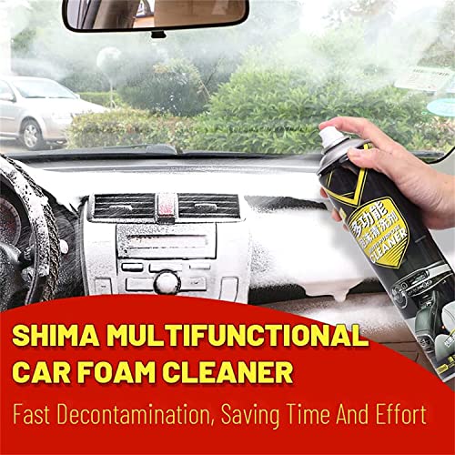 Wxgreats Shima Foam Cleaner - 650ml Shima Multifunctional Foam Cleaner, All Purpose Bubble Cleaner, the Best Powerful Stain Removal Kit for Car and House Cleaning