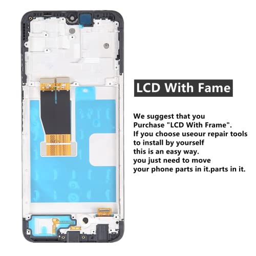 for T-Mobile Revvl 6 Pro 5G Screen Replacement Kit with Frame for Revvl 6 Pro TMAF035G LCD Display digitizer Touch Screen Assembly with Repair Part Tools 6.82 inch